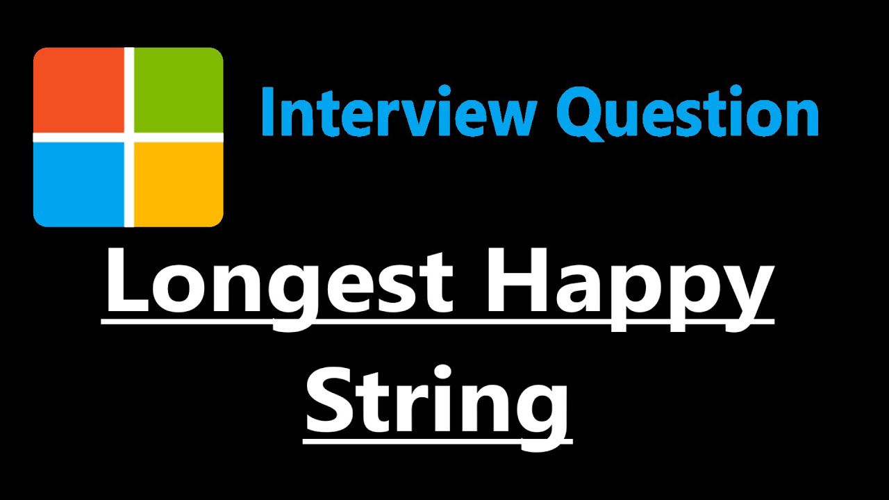 Longest Happy String - Leetcode 1405 - Python