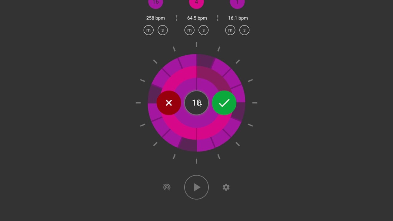Polyrhythm metronome demo