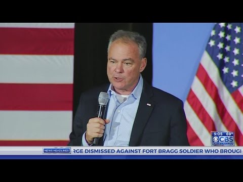 Tim Kaine speaks in Sanford