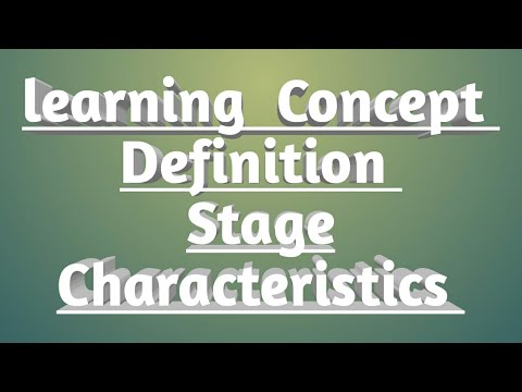 learning Definition, Stage, Characteristics | Education Psychology |DSSSB Special education teacher