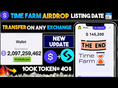 Time farm withdrawal | Time farm listing date | Time farm airdrop price| Time farm answer today