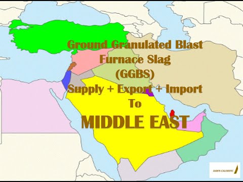 GGBS Slag Cement Supply, Export, and Import to Middle East