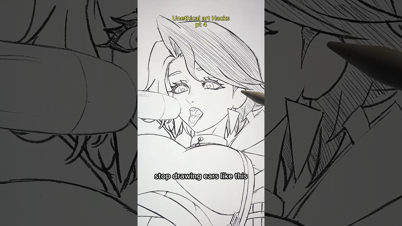 The EASIEST way to draw ears (artists hate this one trick)