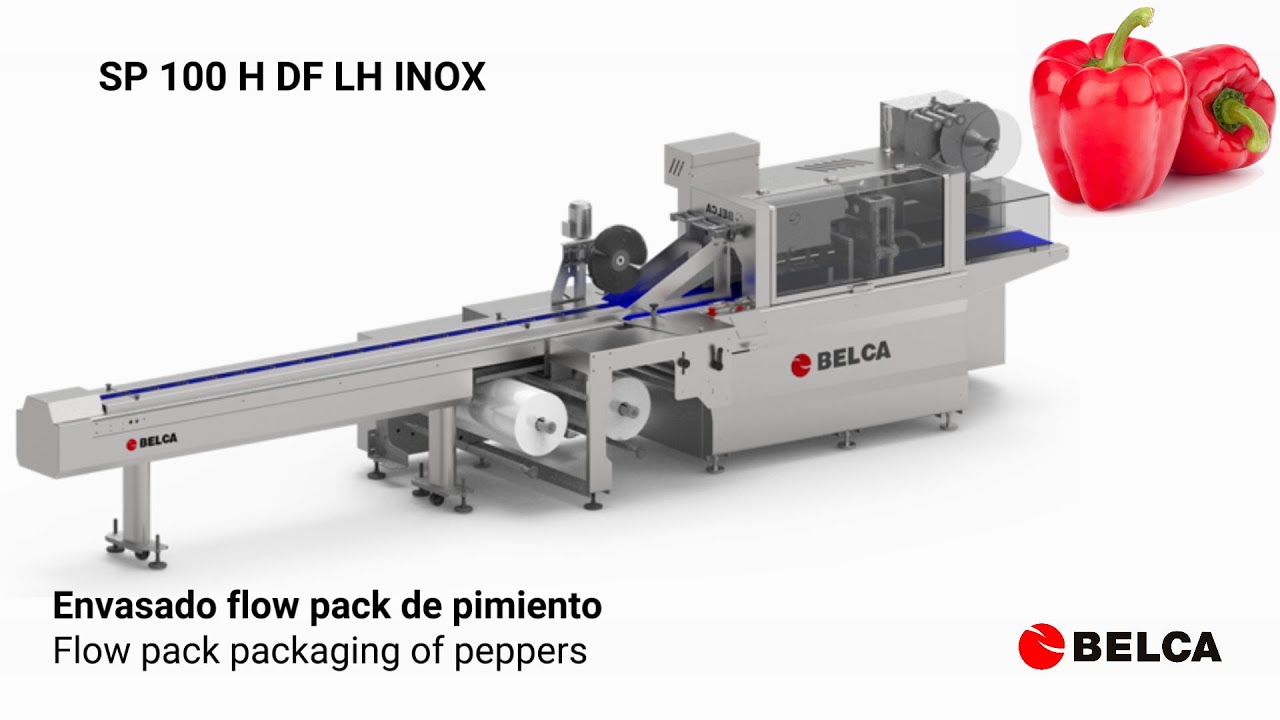 Second skin packaging of pepper with SP 100 H DF INOX - BELCA