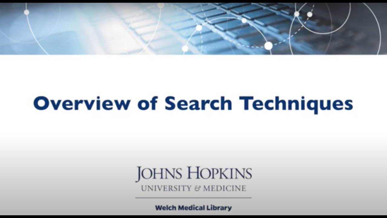 Overview of Searching Techniques