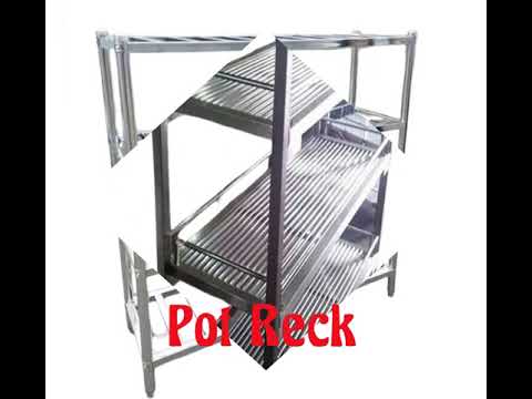 Stainless Steel Pot rack - Pan Pot Rack Latest Price, Manufacturers ...