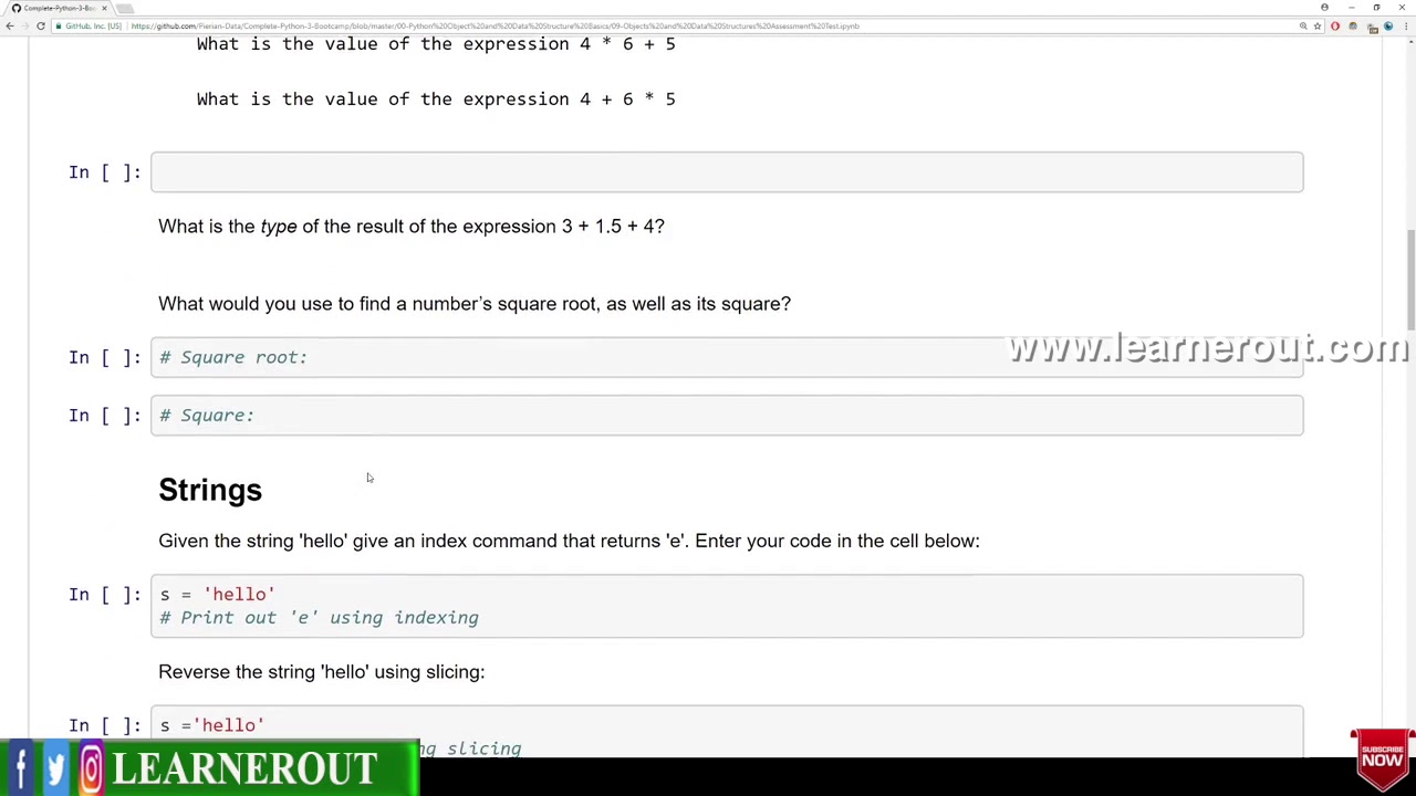 #22 Python Objects and Data Structures Assessment Test Overviews   HD 720p