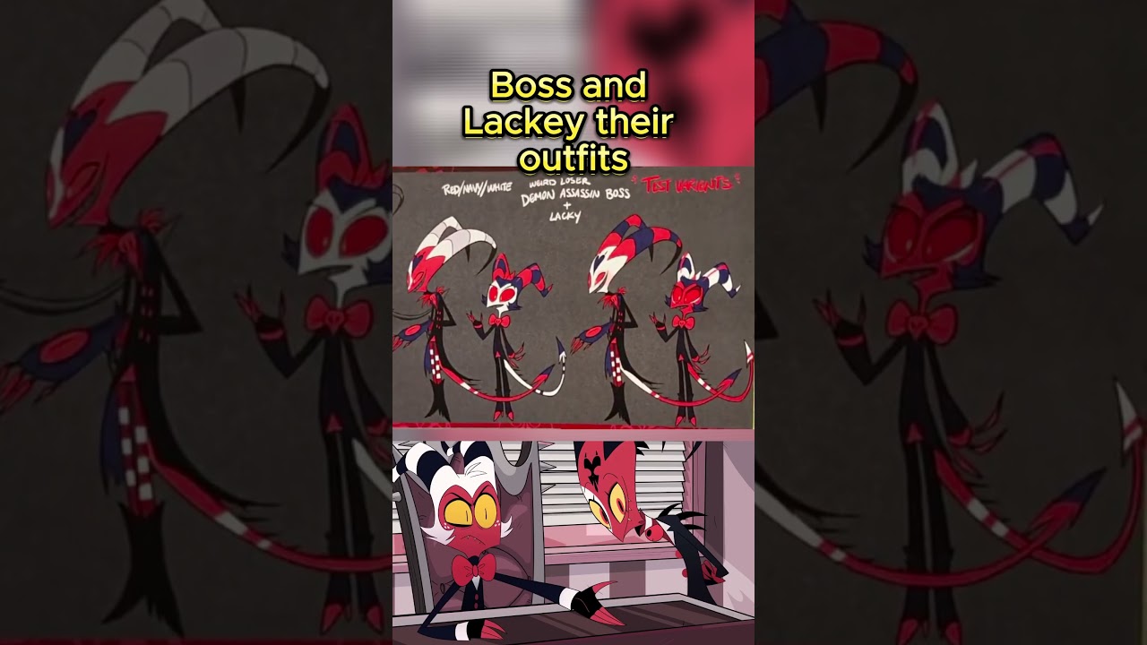 Did you know about the first designs for Blitz and Moxxie when they were in Hazbin Hotel?