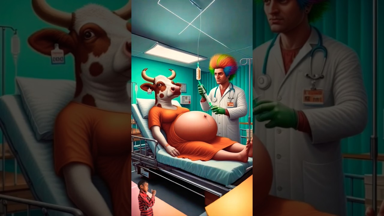 ❤️Evolution of Baby Cow 😱operation the hospital 🥰AmanTech-r✅️ #Cat #Cute #Shorts #video