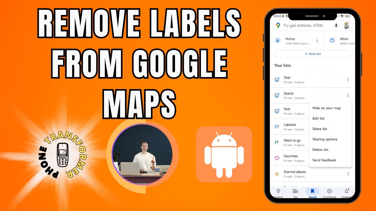 How to Remove Labels From Google Maps | Declutter Your Map!