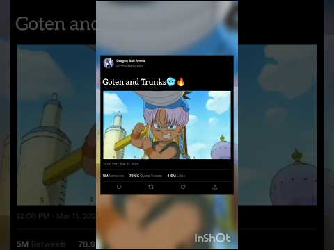 Goten and Trunks🥶🔥#trending #popular #anime #edit #shorts #goku #dbz #dbs #naruto #gojo #song