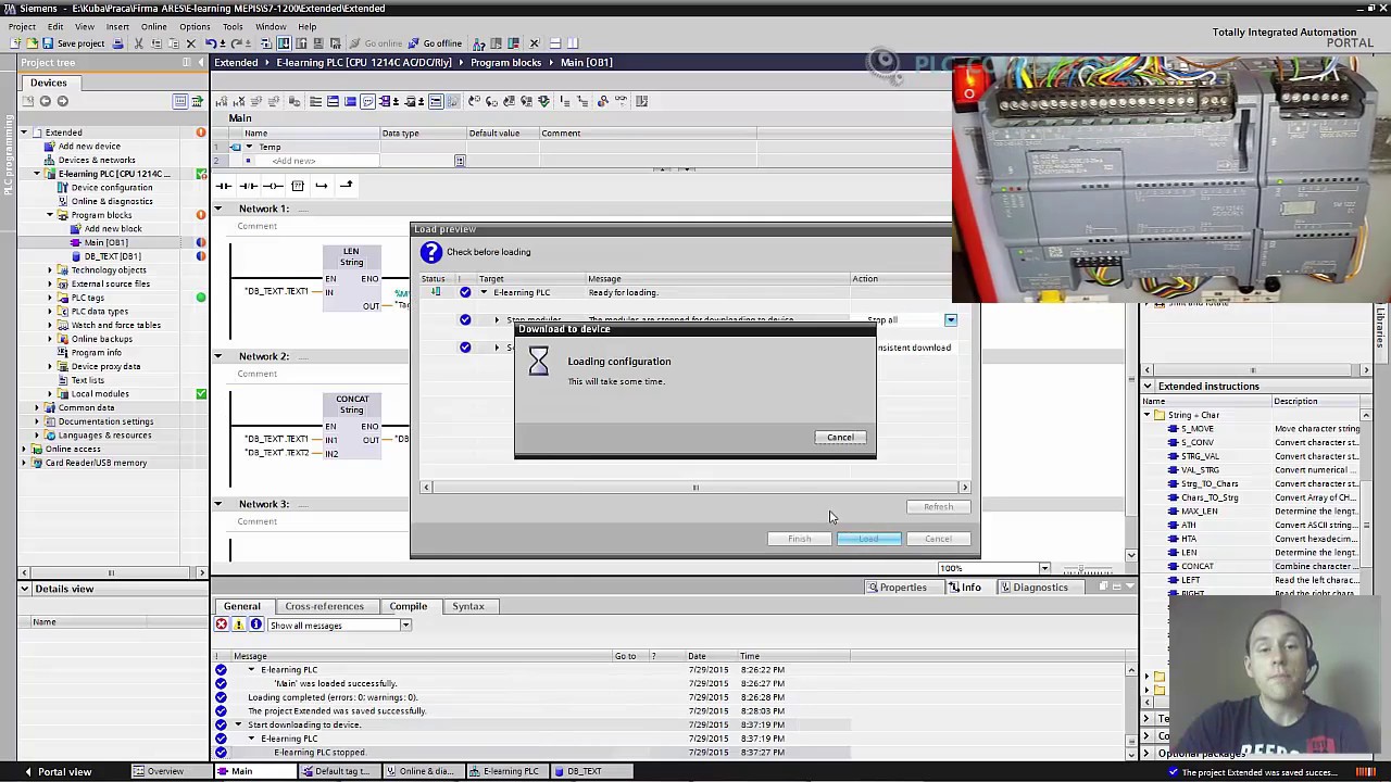 Siemens SIMATIC S7-1200 Training Tutorial Introduction