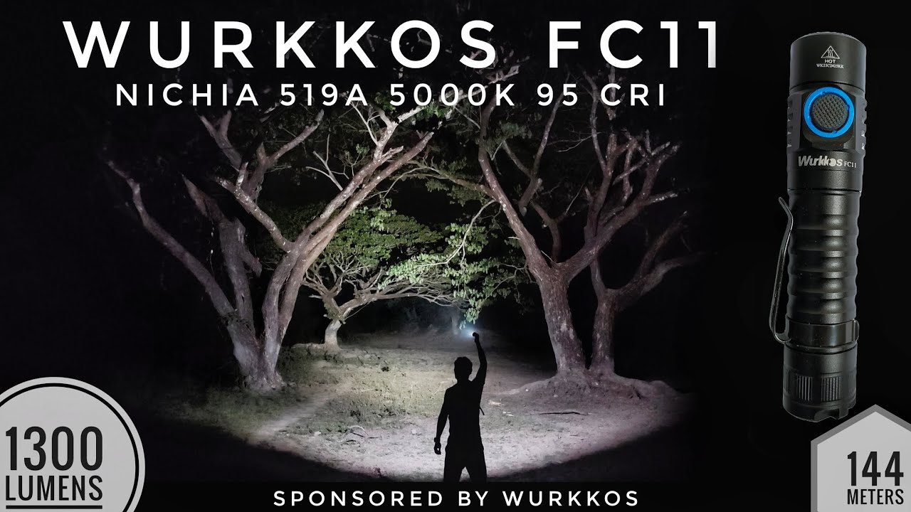 Wurkkos FC11 Nichia 519A 5000k high cri - 18650 Flashlights - BudgetLightForum.com