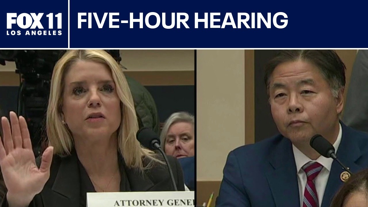 Pam Bondi hearing: AG questioned over Epstein files