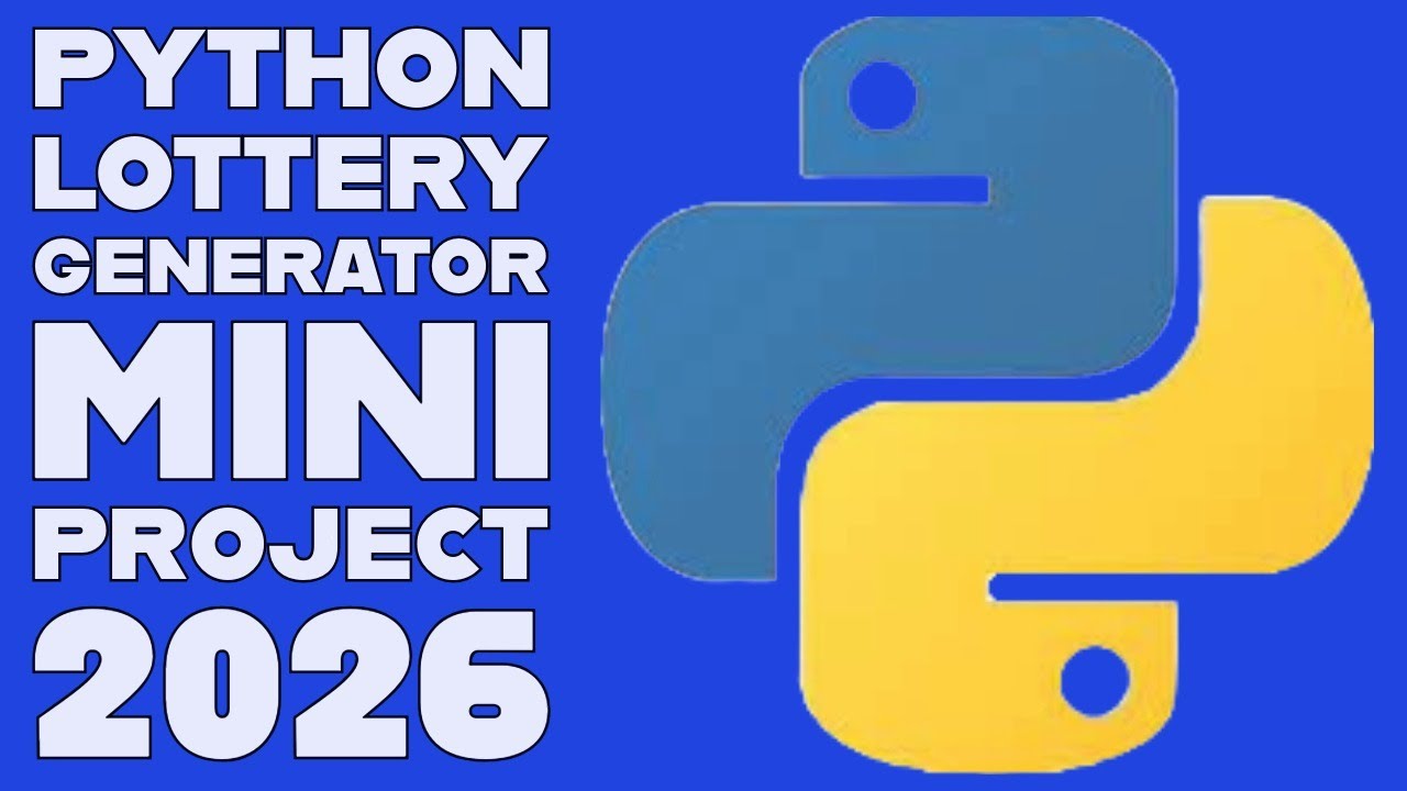 Python Project: Build a Lottery Number Generator (Beginner Friendly!) 2026