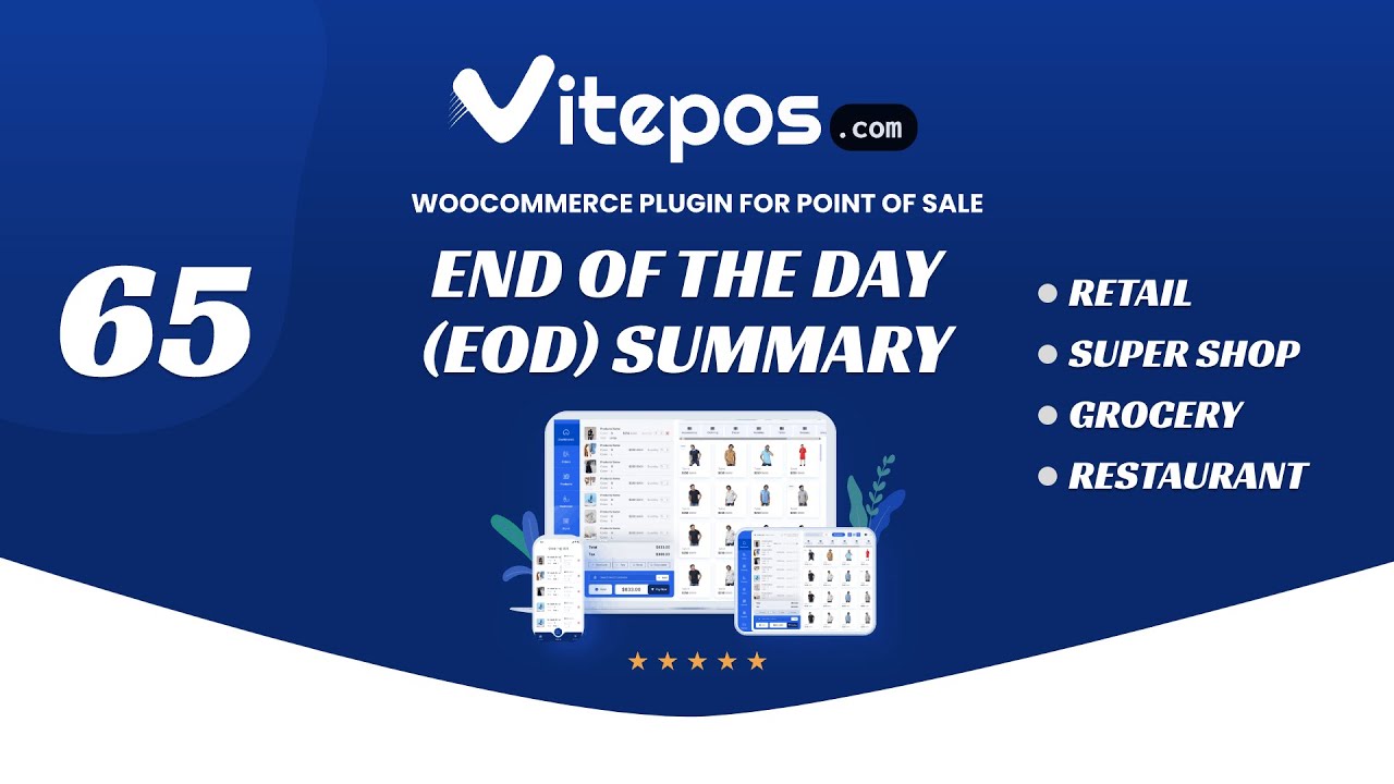 End of the Day (EOD) Summary Report - Vitepos