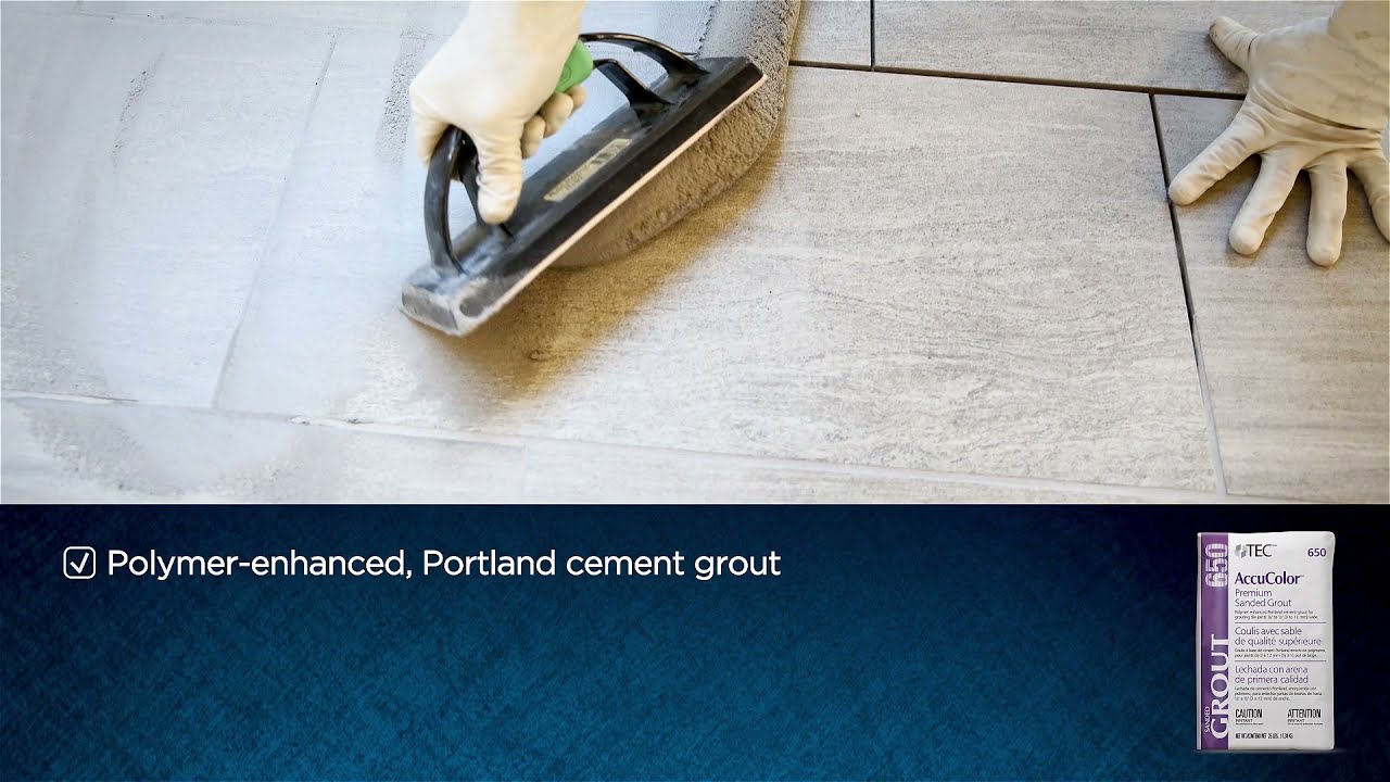 How to Use TEC® AccuColor® Premium Sanded Grout | Grout Installation Instructions