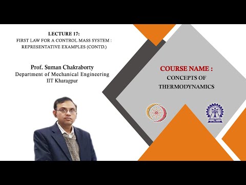 First Law for a Control Mass System: Representative Examples Video ...