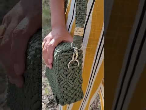Tutorial of this bag on my YT channel π #macrame #macramebag #diy #youtube #tutorial #handmade