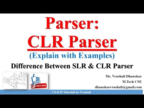 SP 15: CLR Parser with Solved Examples | SLR vs CLR