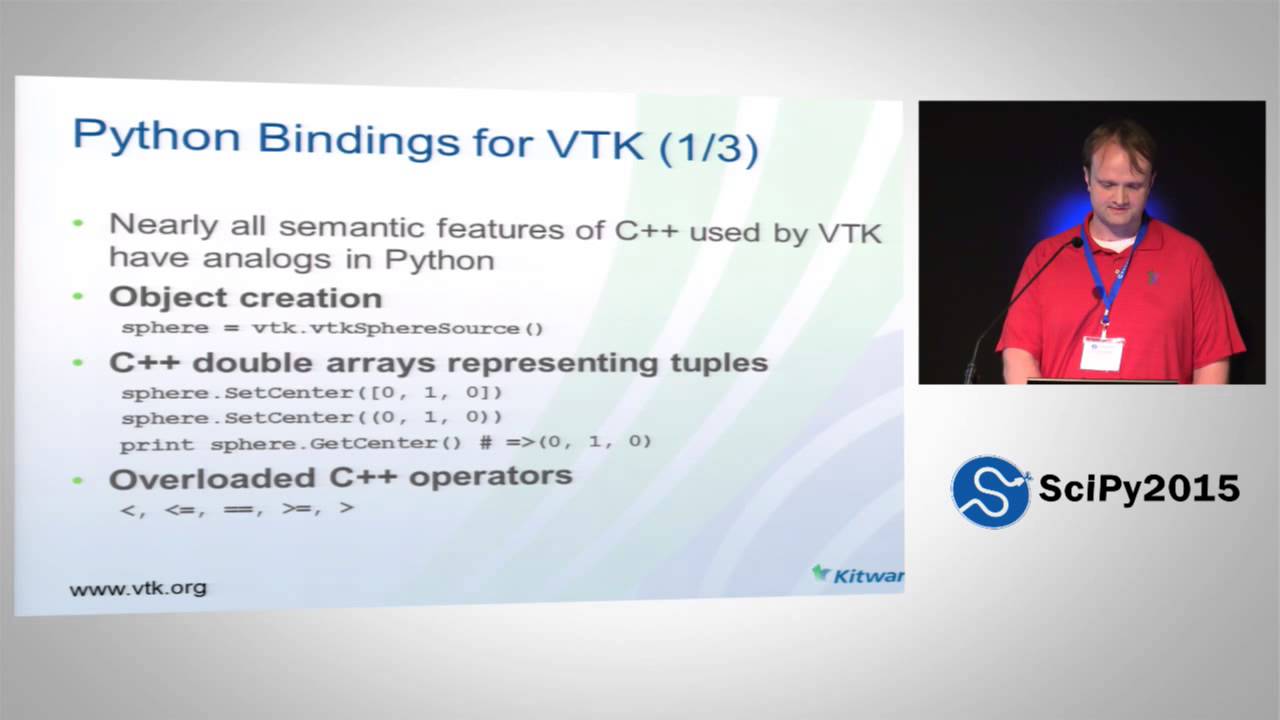 Scientific Data Analysis and Visualization with VTK and ParaView | SciPy 2015 | Cory Quammen