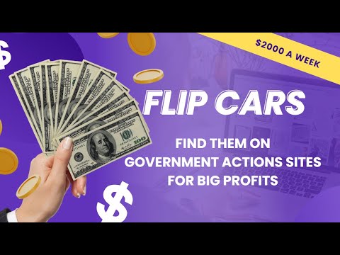 How To Flip Cars From Online Government Auctions