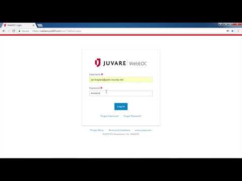 How to Log Into Web EOC Jerri Kaplan