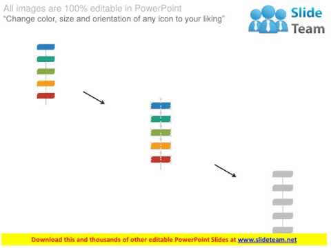 year based vertical timeline for business powerpoint slides