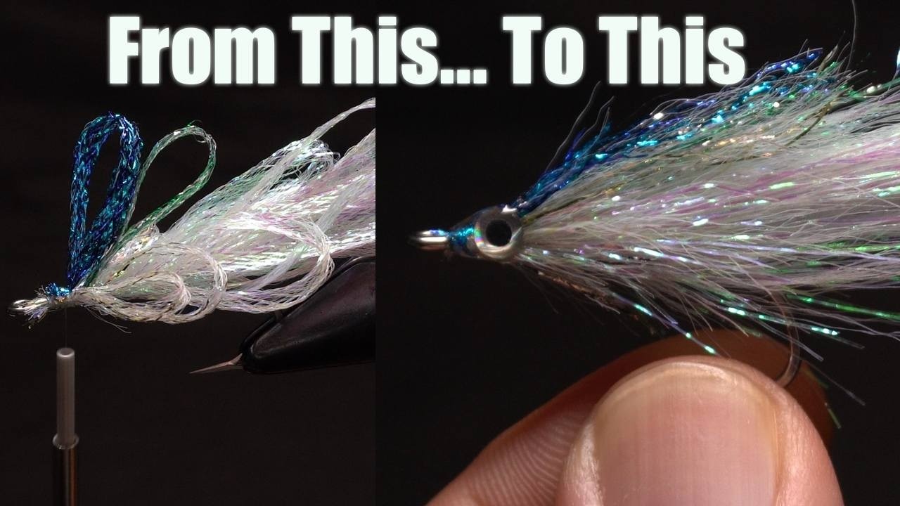 This Fly Only Uses One Material... Tying The Loop Fly. A Simple Yet Effective Baitfish Fly.