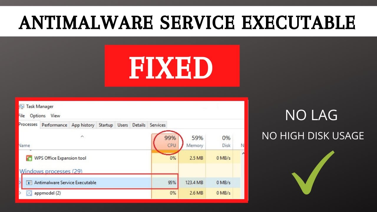 [Solved] Antimalware Service Executable High Disk Usage Windows 10 (2023)