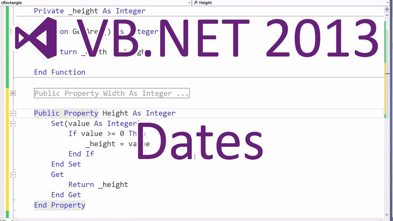 VB.NET 2013: Dates