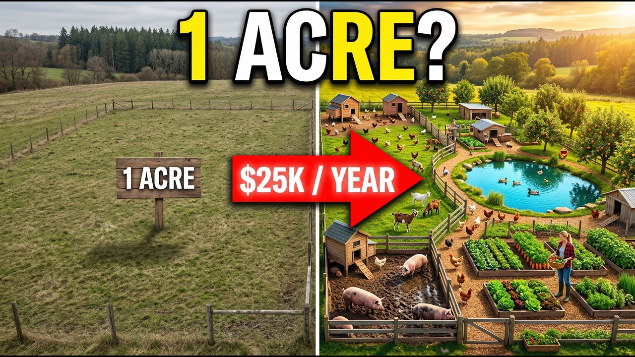 How I Make $25,000/Year on 1 Acre With Just 5 Animals