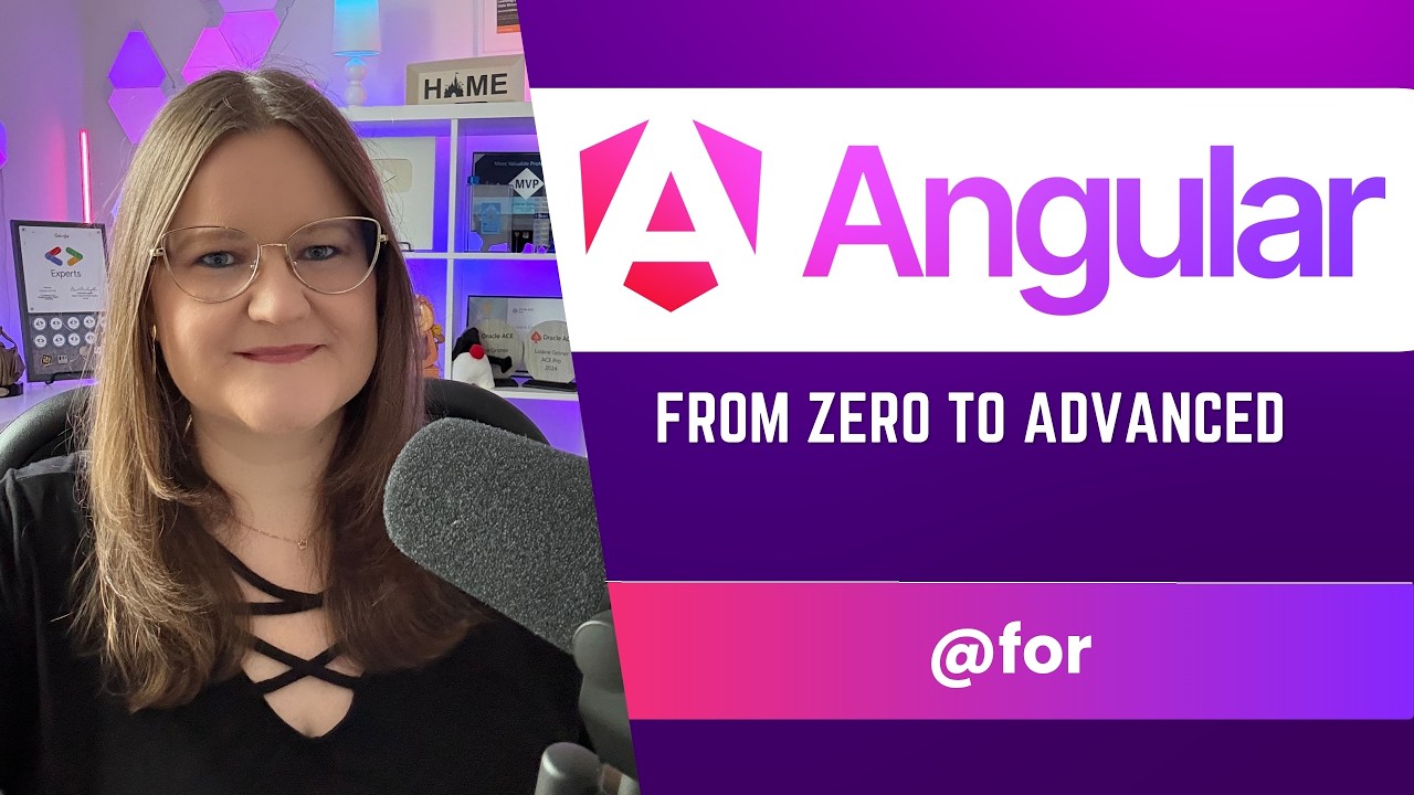 Modern Angular Course 10: Rendering Lists with Signals and @for