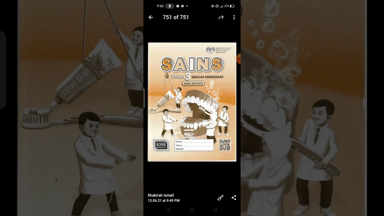 BLA SAINS TAHUN 3: PENTINGNYA MAKANAN SAYA