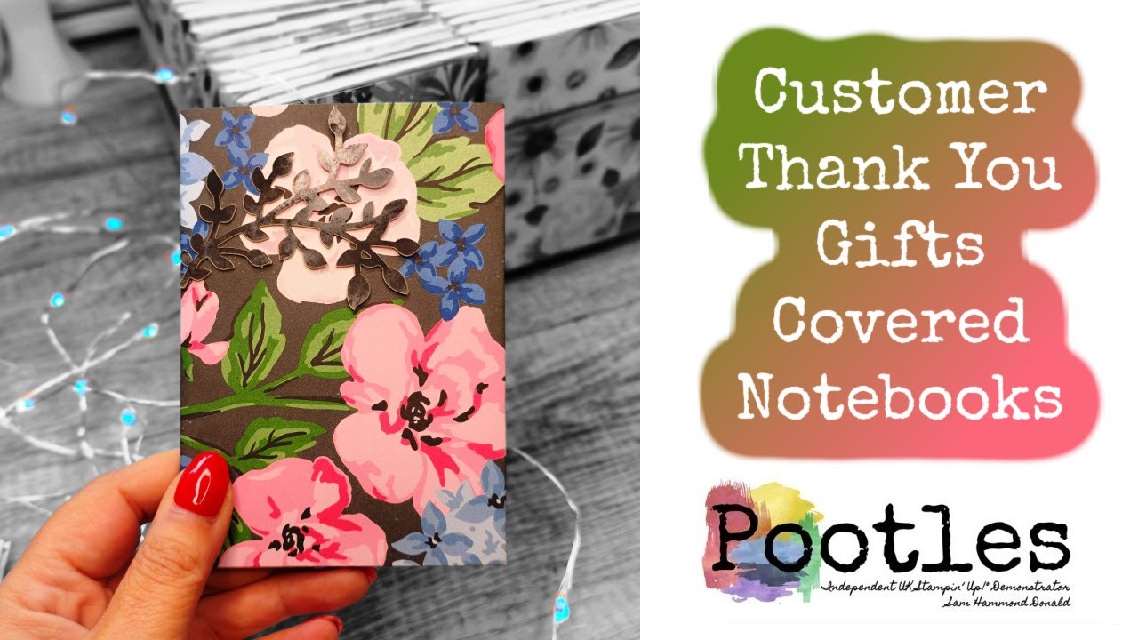Customer Thank You Gifts - Covered Notebooks