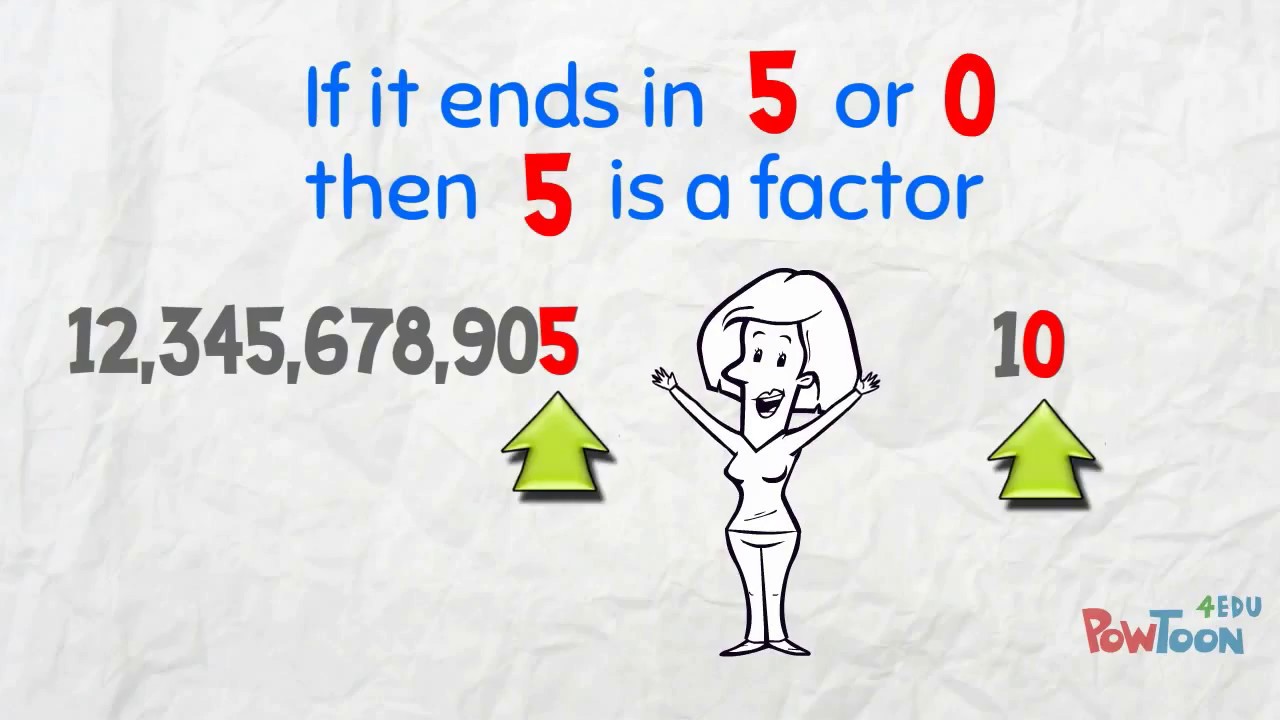 Rules of Divisibility: 5