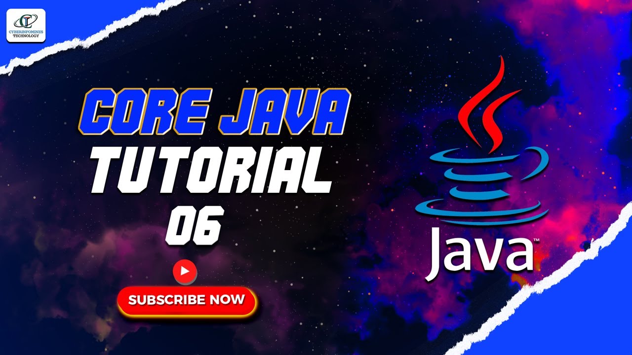Core Java Tutorial 06 || Master Java Operators || Practical Examples for Beginners || Cyberinfomines