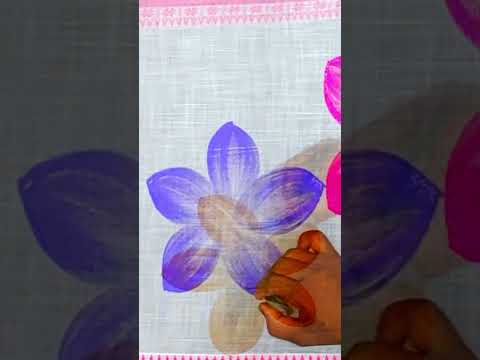 star flower drawing ideas in 2023 | Starflower Illustrations | Star Flower Painting | #shortsvideo