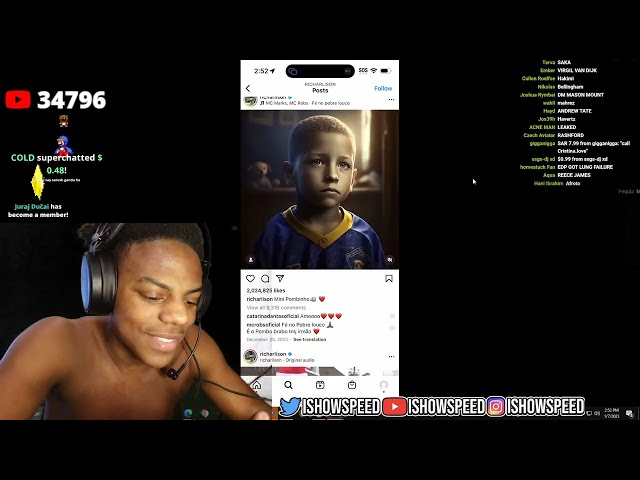 IShowSpeed slide tackles his computer during a VR game, crashes the system