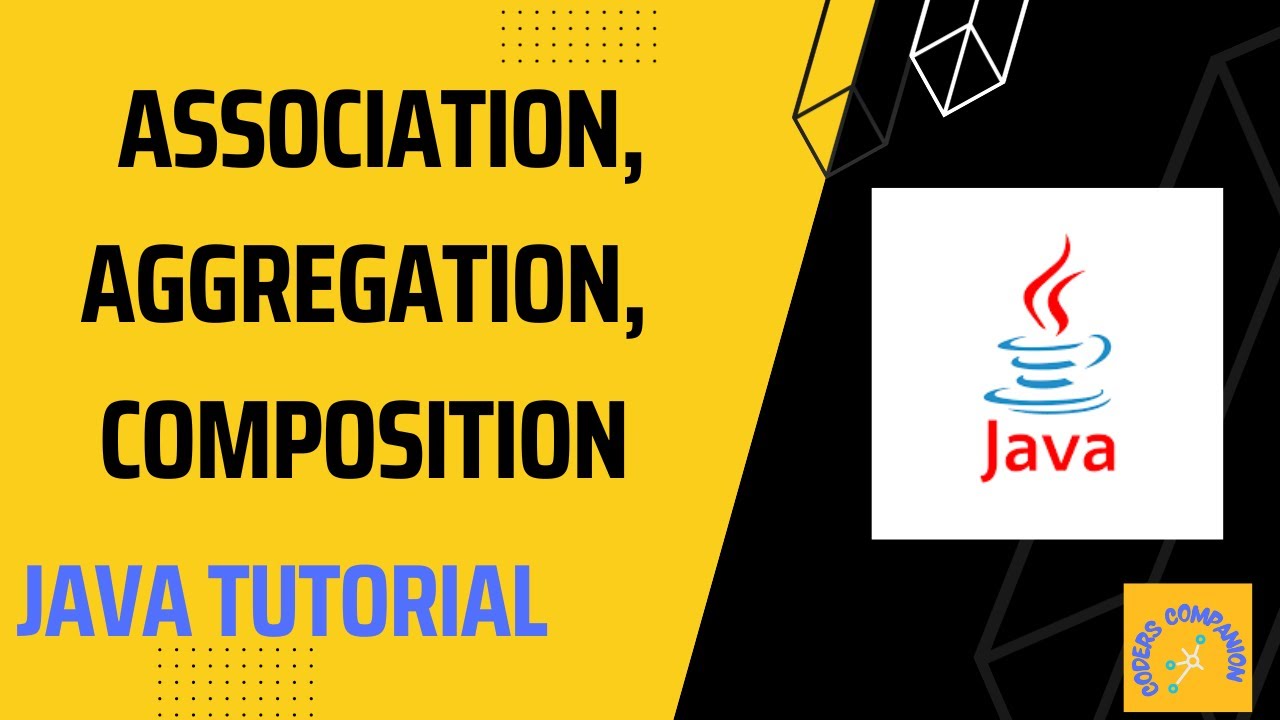 Association Aggregation Composition concepts in Java | Tutorial