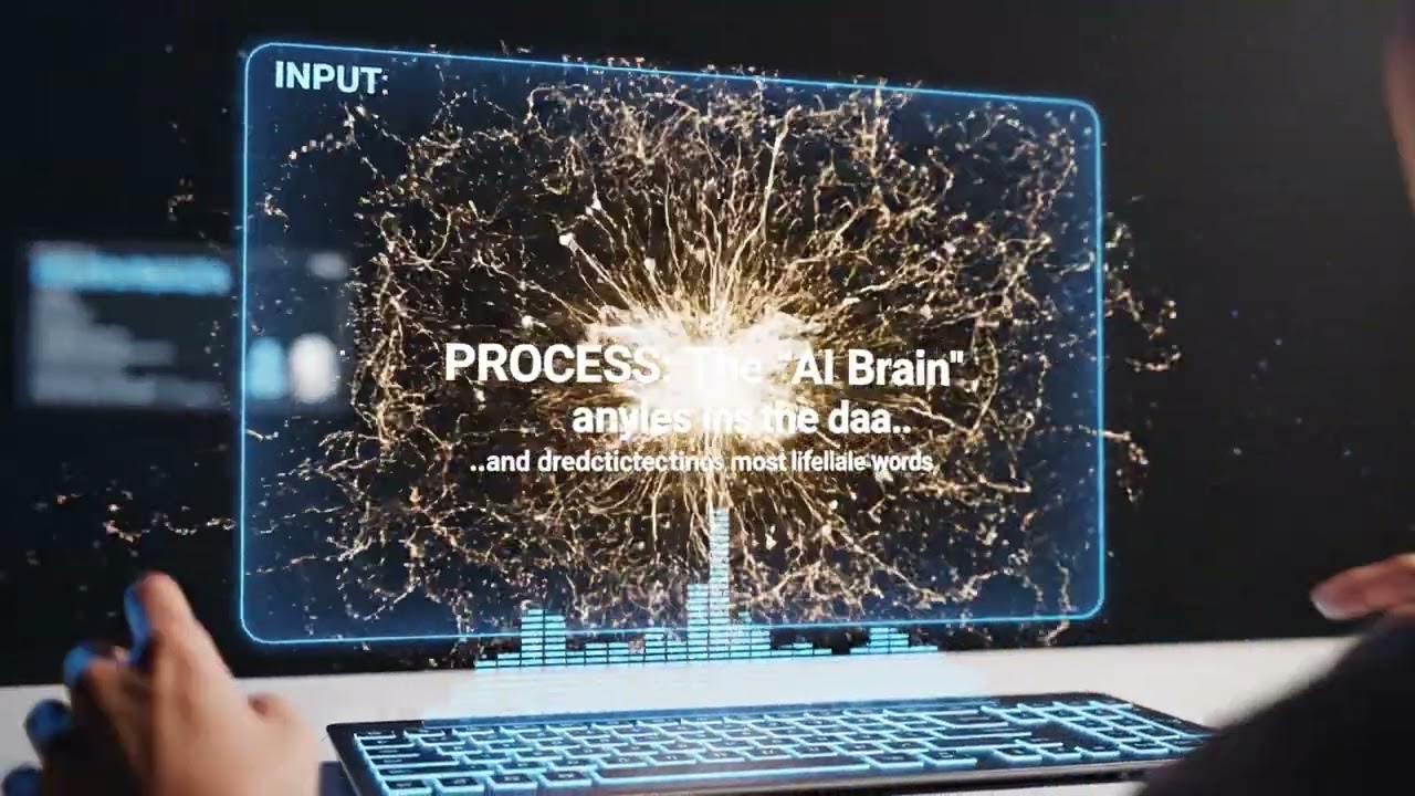 “Futuristic digital classroom with holographic screens, AI-powered learning, cinematic lighting”
