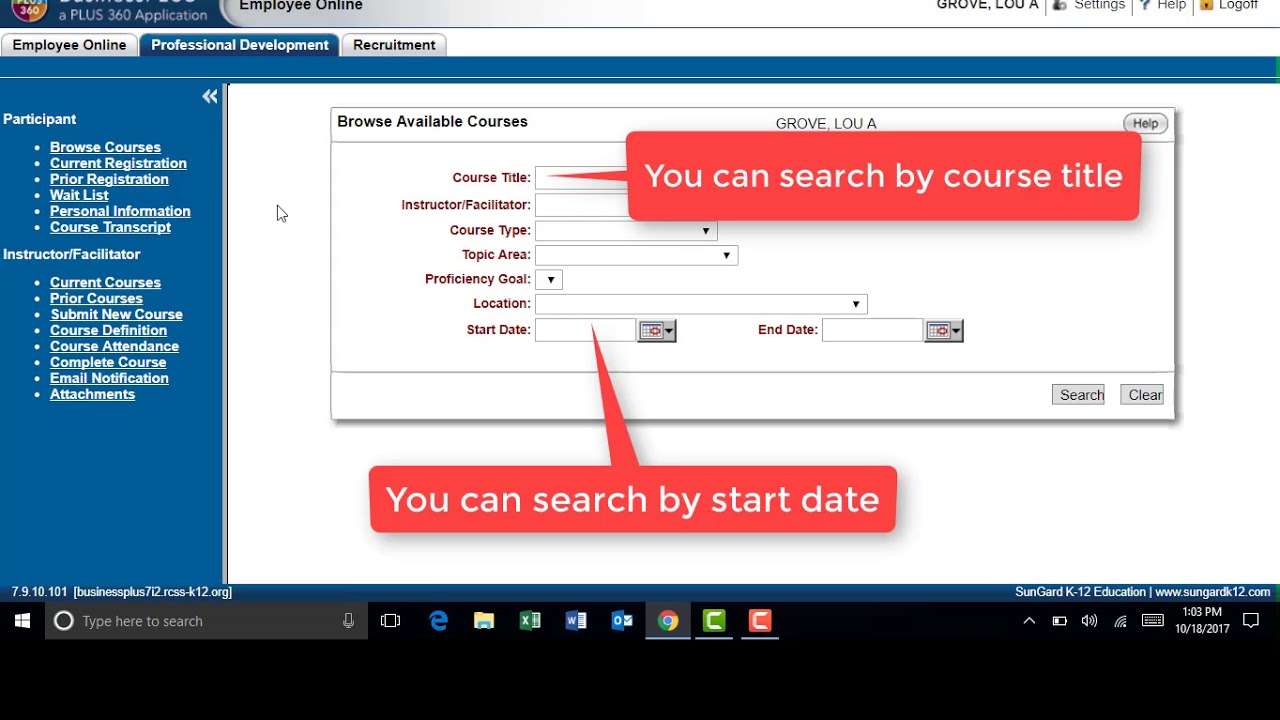 Business Plus Class Registration