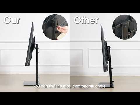 TV Stand Battle: The Ultimate Desk Setup Upgrade! TV Stand for small space get30% discount#homedecor