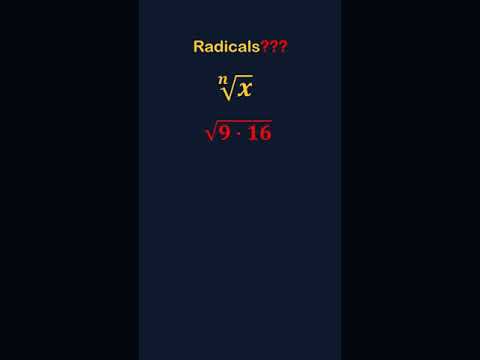 What is a Radical? #shorts #math