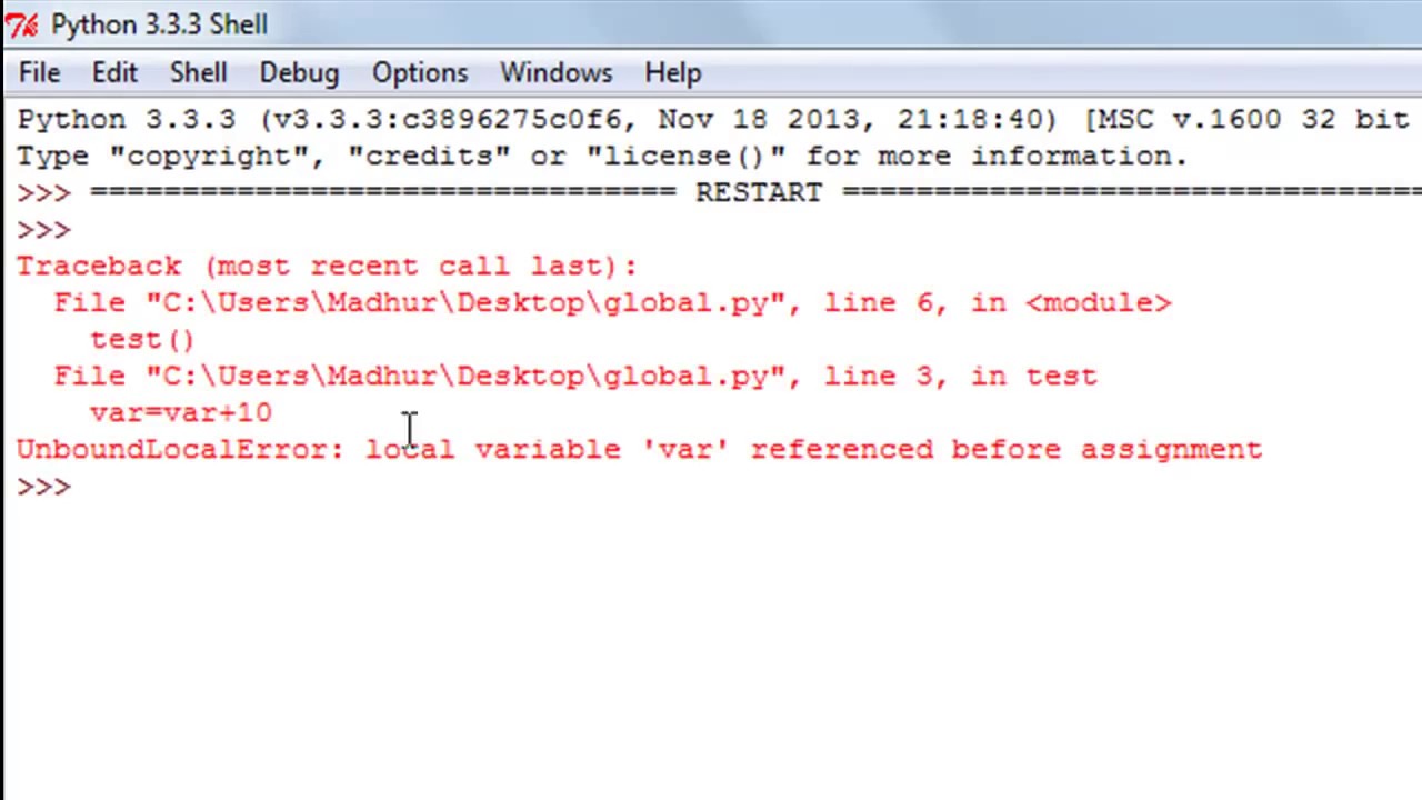 Python Programming Tutorial   40  Updating Global Variables