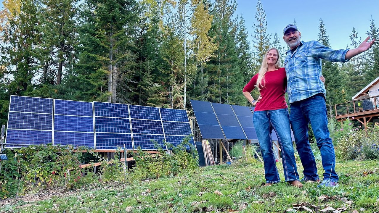 Powering Our Off-Grid Paradise: DIY 10KW Solar Panels Installation!