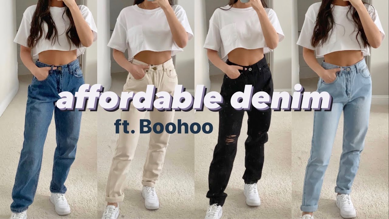 AFFORDABLE FALL DENIM + FLANNELS ft. Boohoo