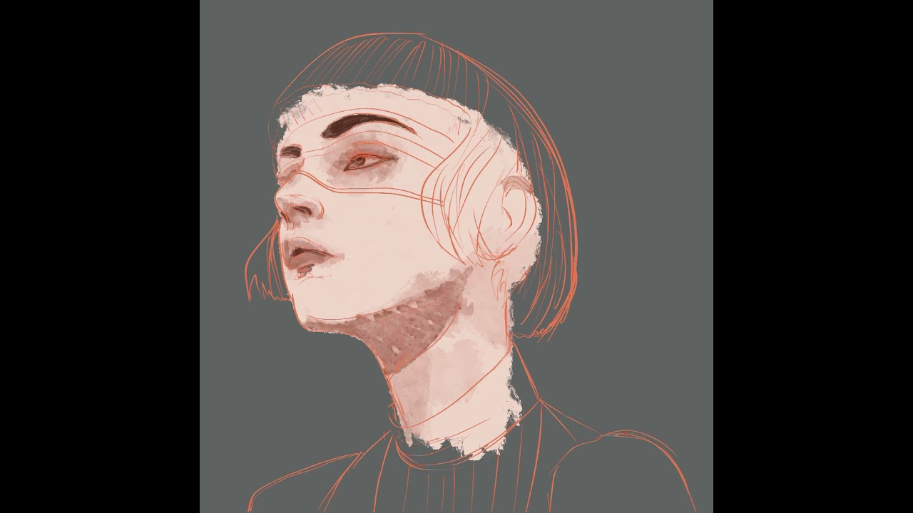 Digital portrait | #portraitstudy #procreate #art #youtubeart #digitalart