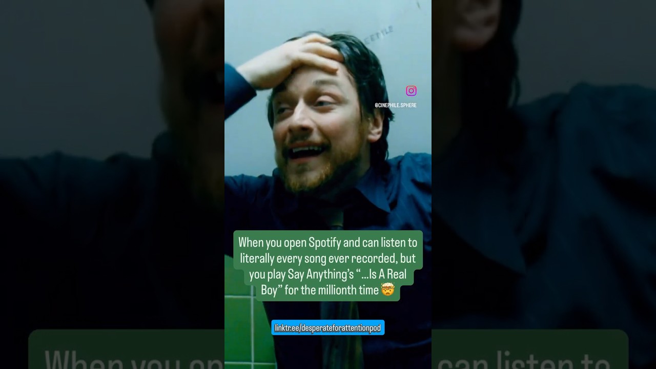 The playlist paralysis is real. #desperateforattentionpod #emo #y2k #spotify