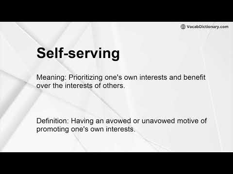 Self-serving Meaning